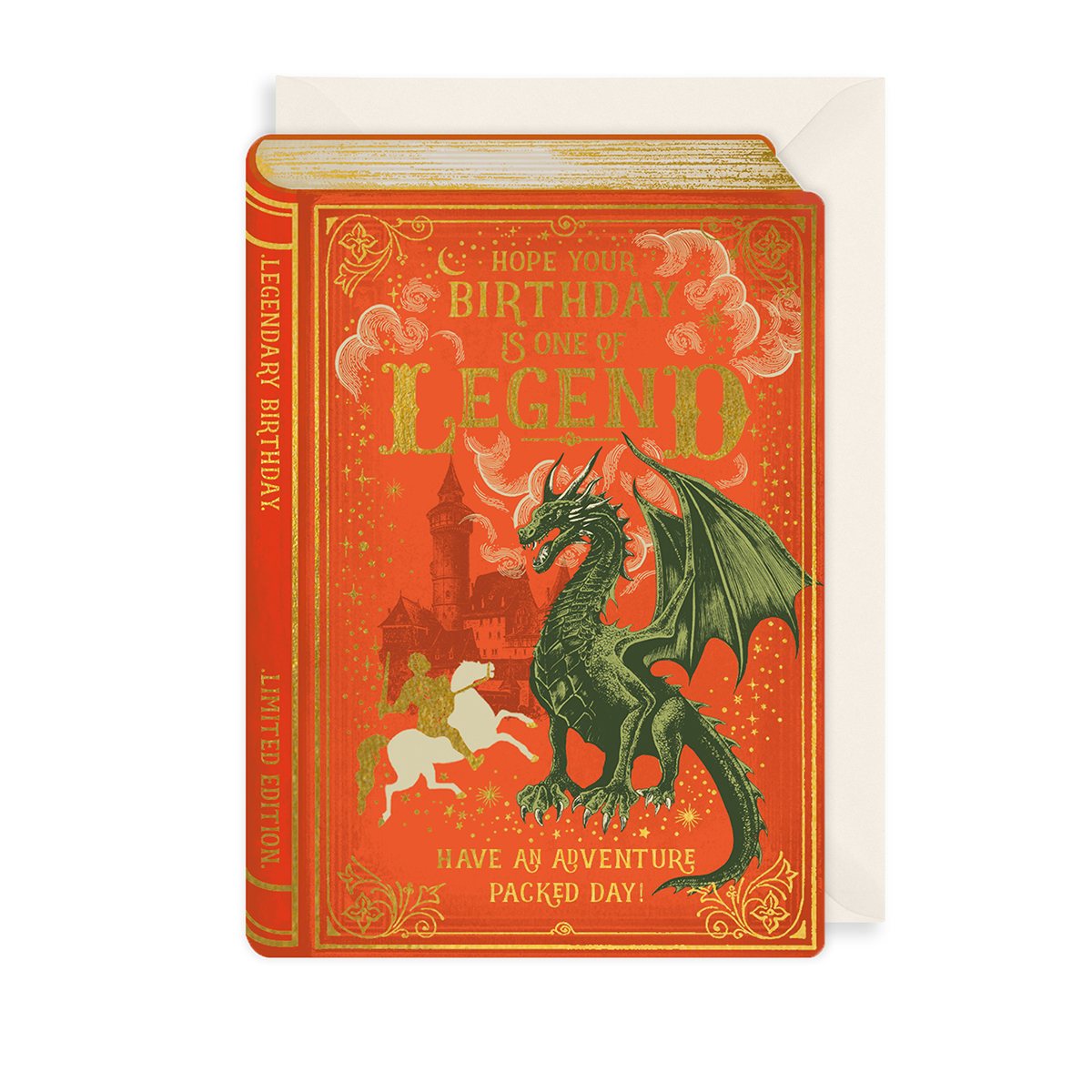 Birthday Legend Dragon Greetings Card | Waterstones