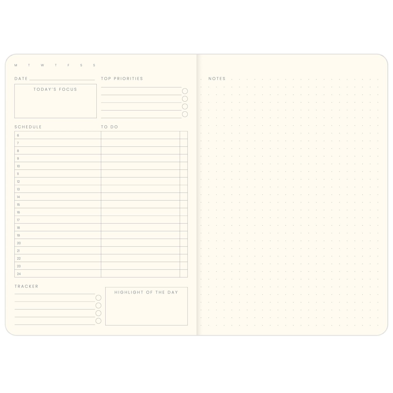 Dark Blue A5 Col Daily Planner Energy | Waterstones