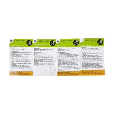 Indoors Science -Activity Cards | Waterstones