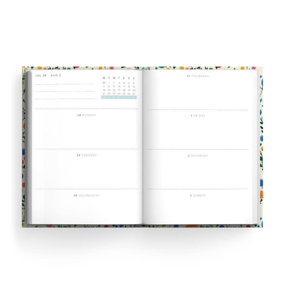 Cute Floral Mid Year Diary 2025-2026 | Waterstones
