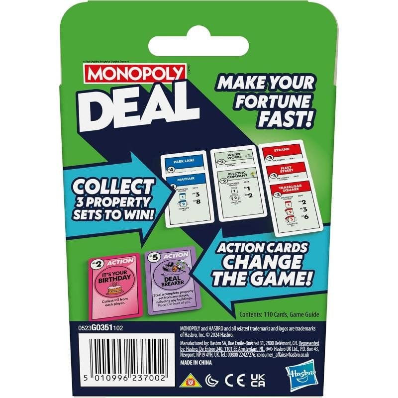 Monopoly Deal Card Game New | Waterstones