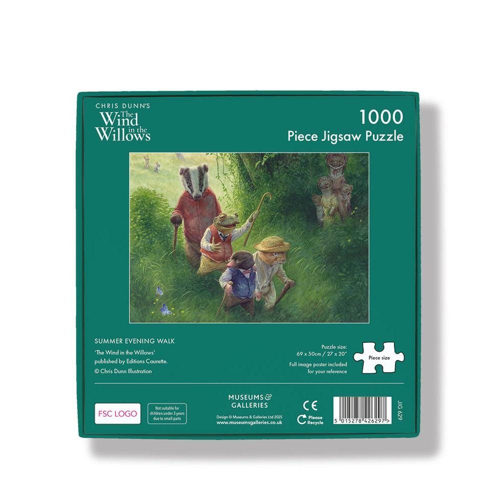 Wind In The Willows Summer Evening Walk 1000 Piece Jigsaw Puzzle ...