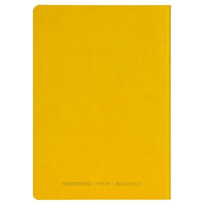 Warm Yellow Lined Vegan A5 Notebook | Waterstones