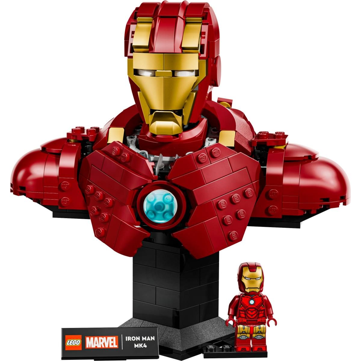 Brick Build Ironman Bust | Waterstones