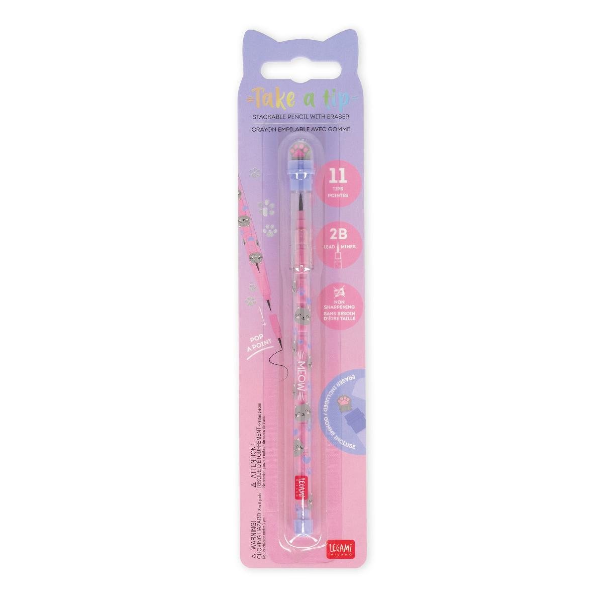 Stackable Pencils - Kitty | Waterstones