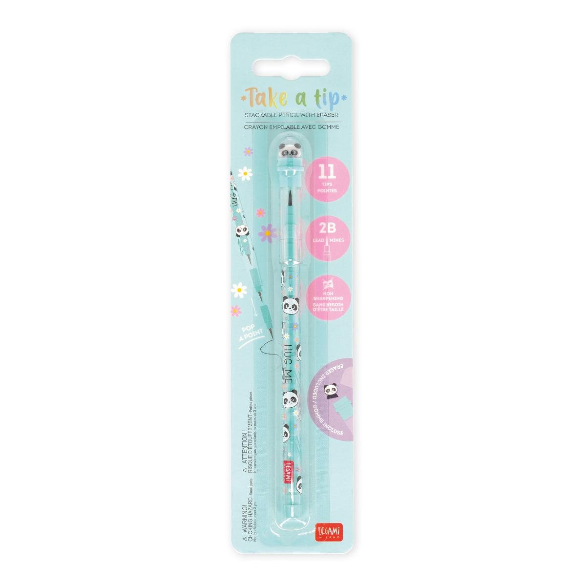 Stackable Pencils - Panda | Waterstones