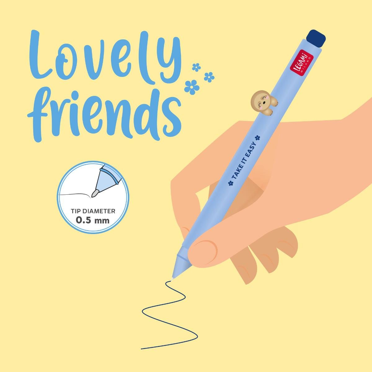Sloth Lovely Friends Gel Pen | Waterstones
