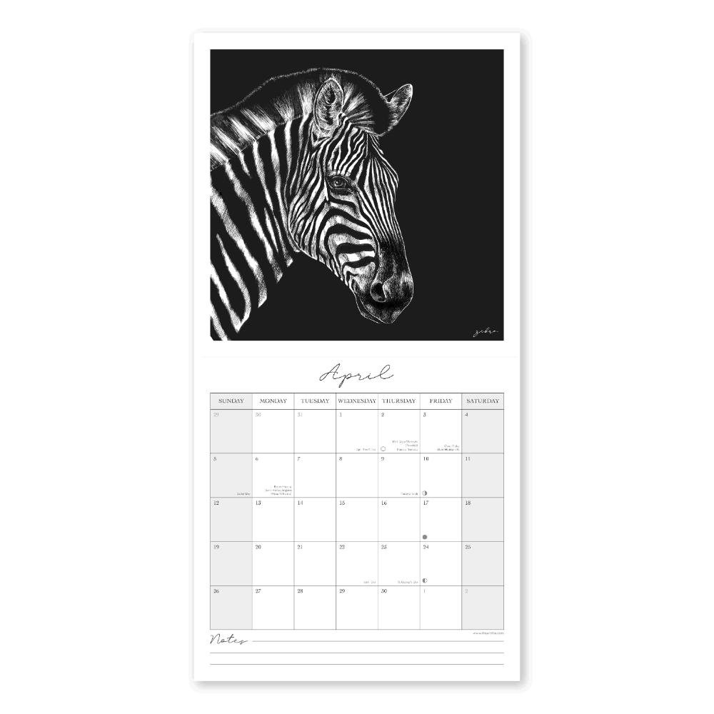 2026 Ink & Shadow Wall Calendar | Waterstones