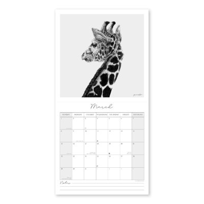 2026 Ink & Shadow Wall Calendar | Waterstones