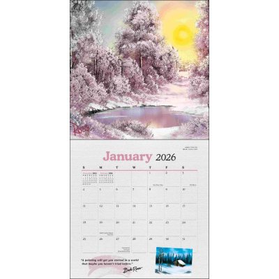 2026 Bob Ross Wall Calendar by Bob Ross | Waterstones