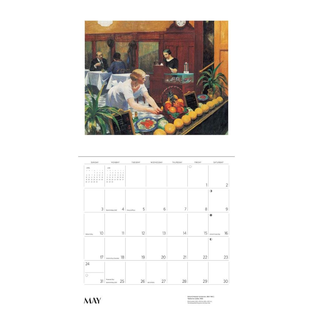 2026 Edward Hopper Wall Calendar | Waterstones