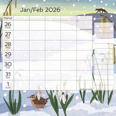 2026 National Trust Family Calendar | Waterstones