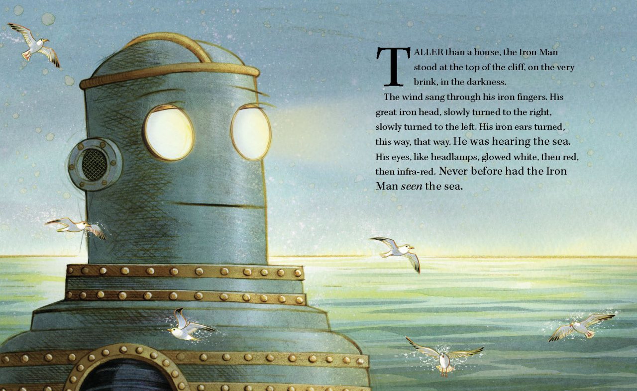 The Coming of the Iron Man by Ted Hughes, Mini Grey | Waterstones