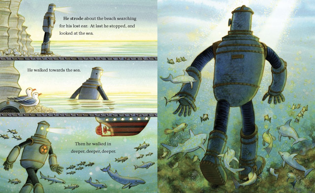 The Coming of the Iron Man by Ted Hughes, Mini Grey | Waterstones