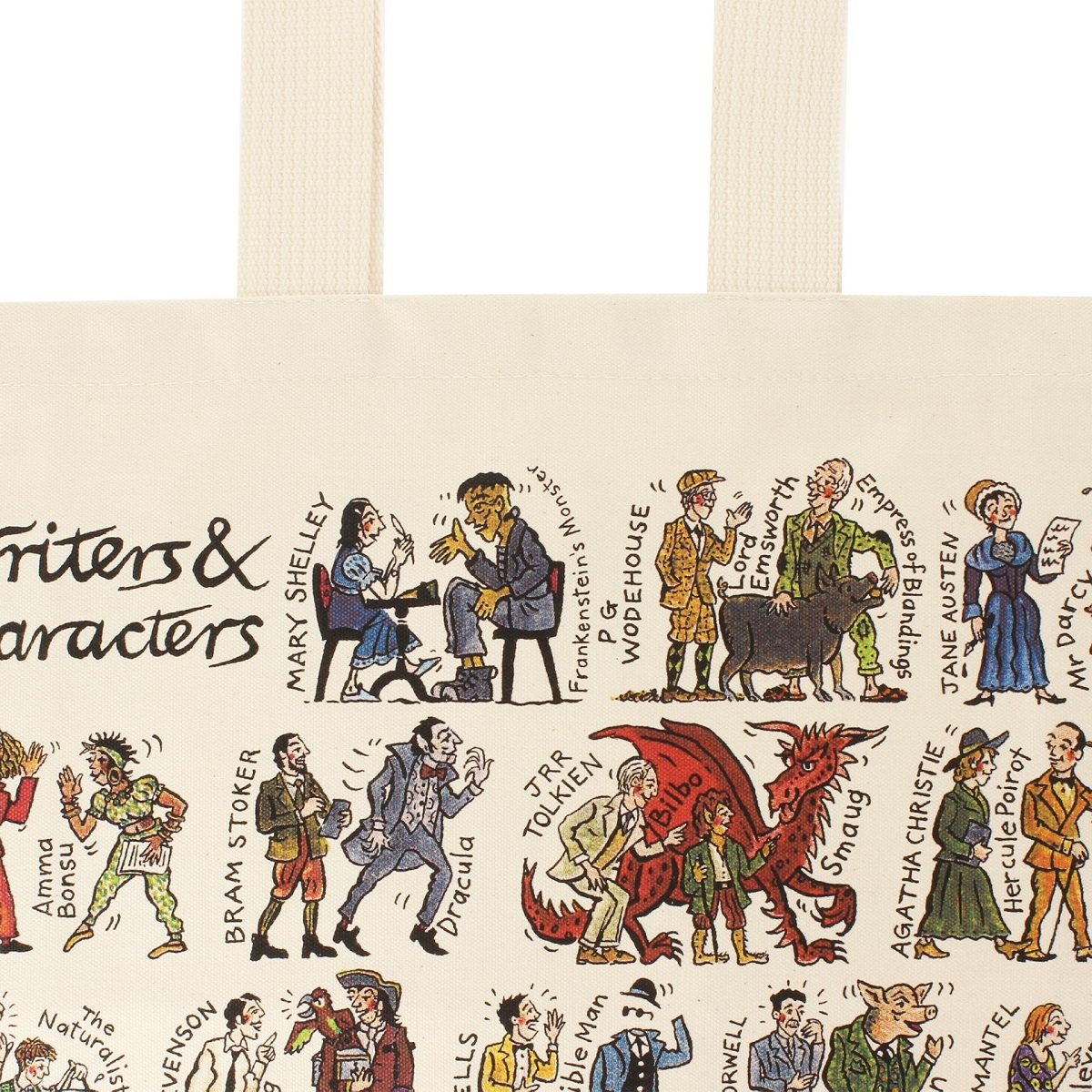 Writers & Characters Cloth Bag | Waterstones
