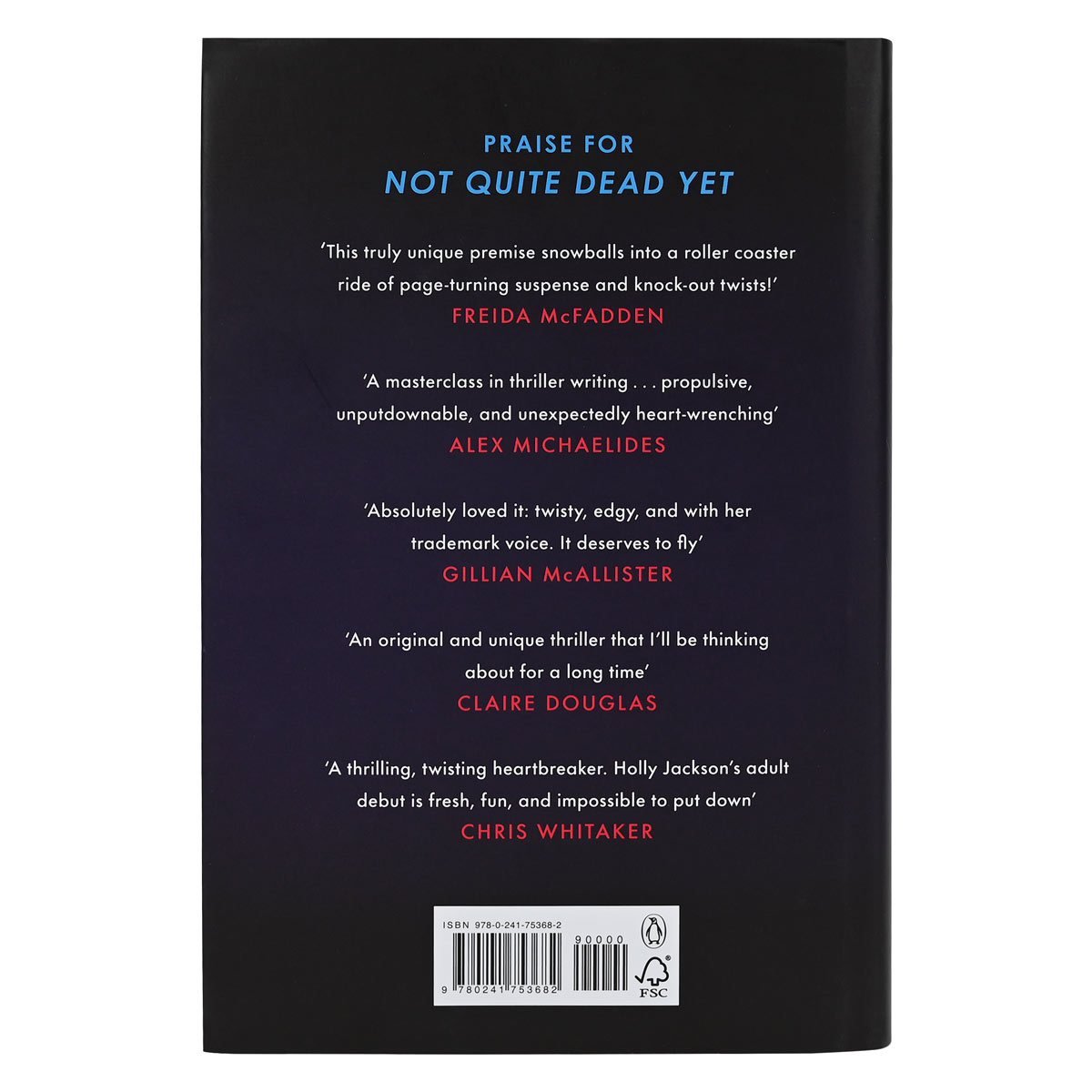 Not Quite Dead Yet by Holly Jackson | Waterstones