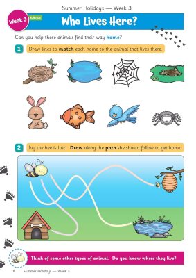 CGP Summer Holidays Activity Workbook - for kids between Reception and ...