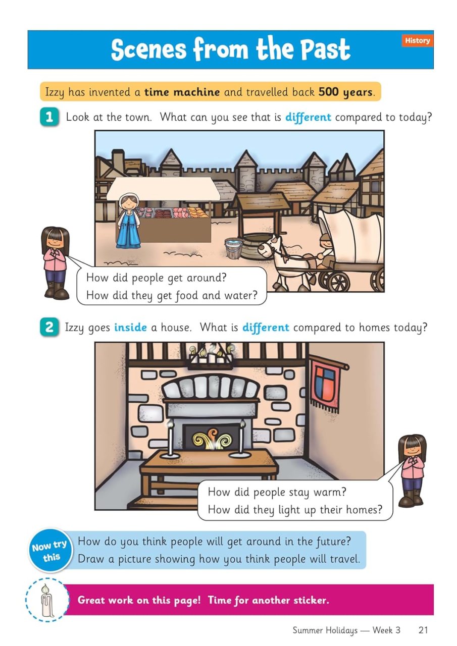 CGP Summer Holidays Activity Workbook - for kids between Reception and ...