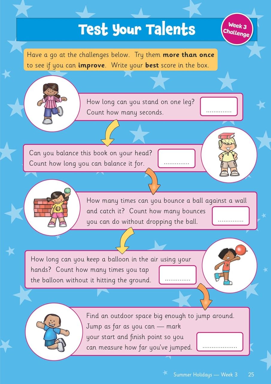 CGP Summer Holidays Activity Workbook - for kids between Reception and ...