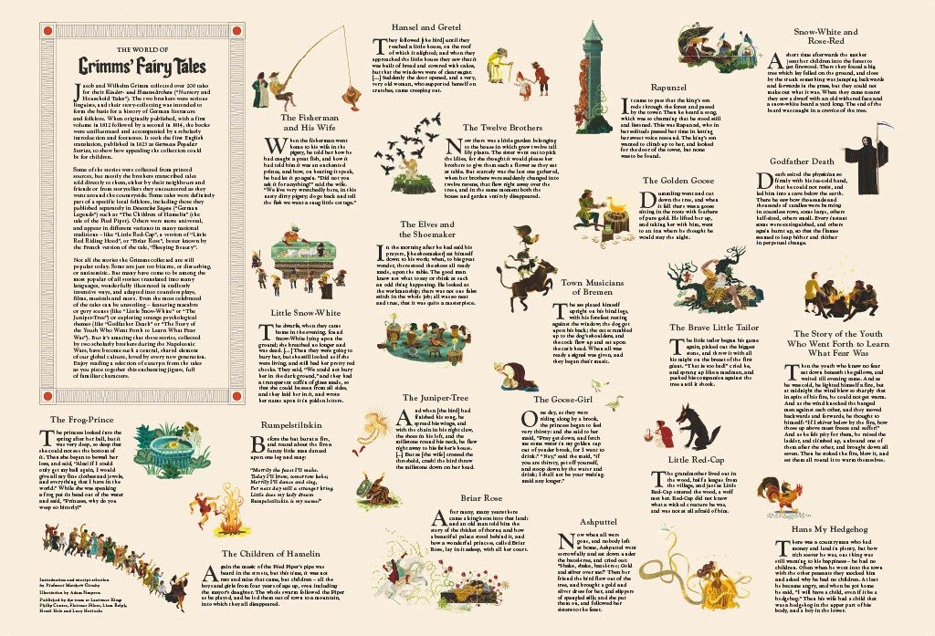The World Of Grimm's Fairy Tales 1000 Piece Jigsaw Puzzle | Waterstones