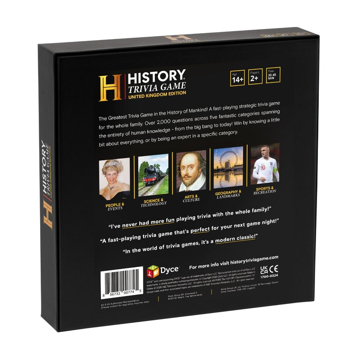 History Trivia Game Uk Edition | Waterstones