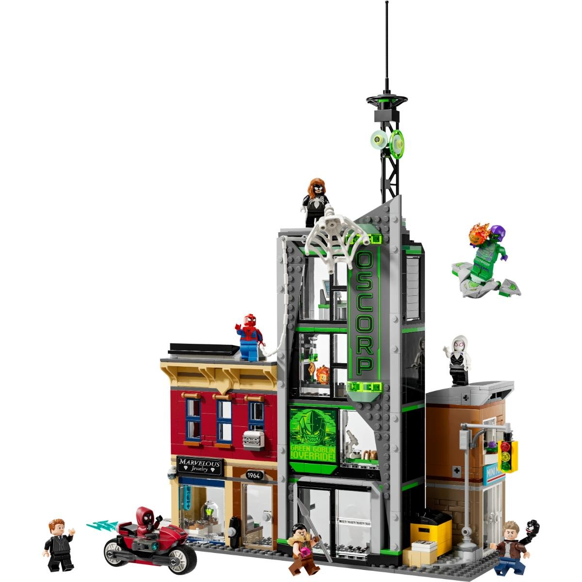 Spider-Man Street With Oscorp Building | Waterstones