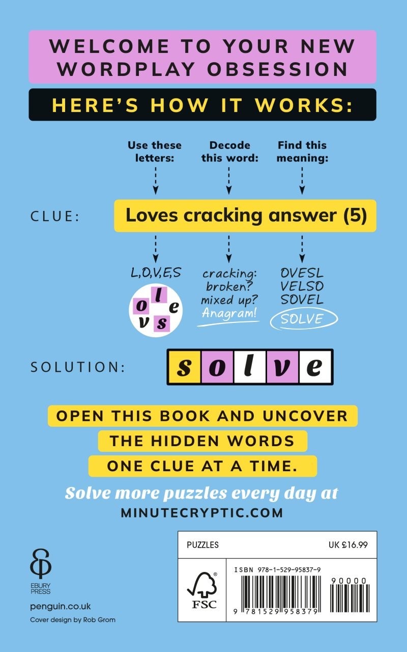 Minute Cryptic by Angas Tiernan, Liam Runnalls | Waterstones