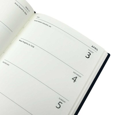 Waterstones Signature Navy Desk Diary 2026 | Waterstones