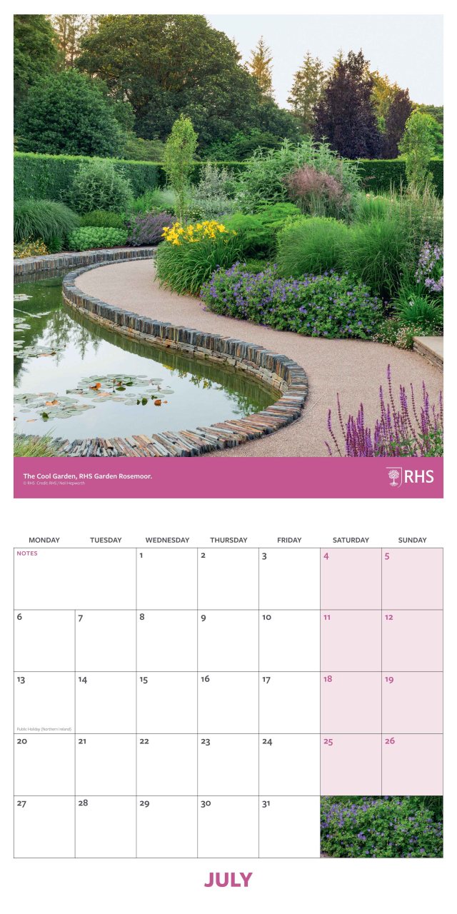 2026 Rhs Wall Calendar | Waterstones