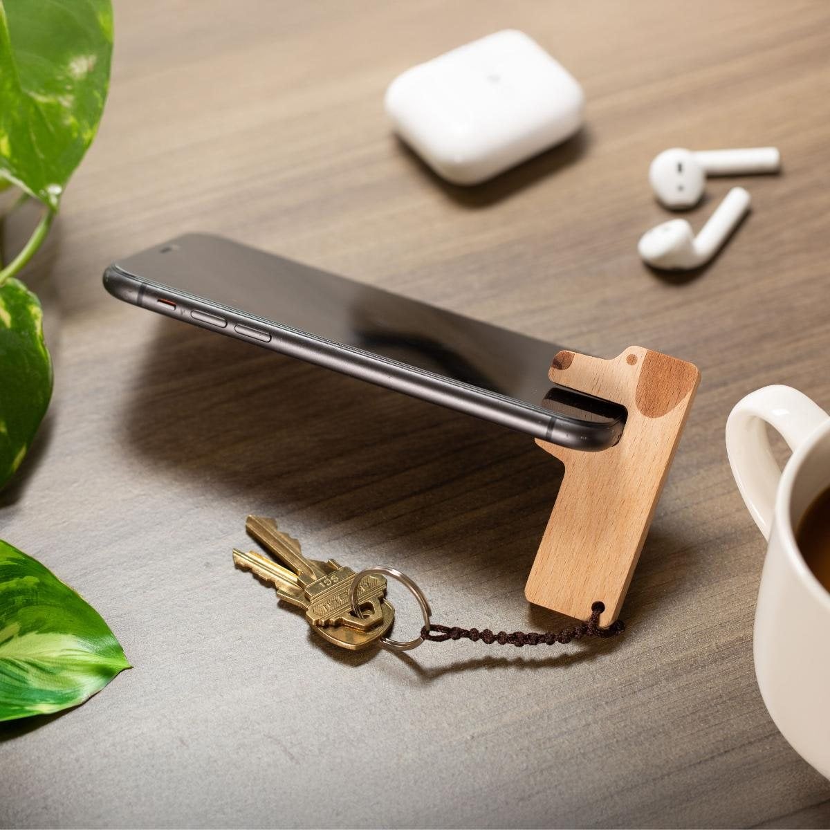 Pup Phone Stand Keyring | Waterstones