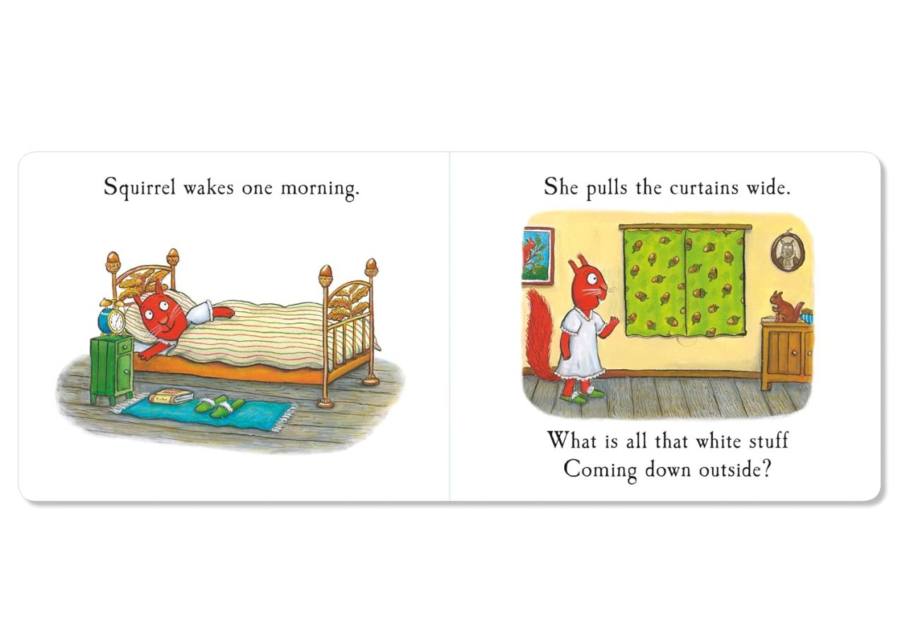 Squirrel's Snowman by Julia Donaldson, Axel Scheffler | Waterstones