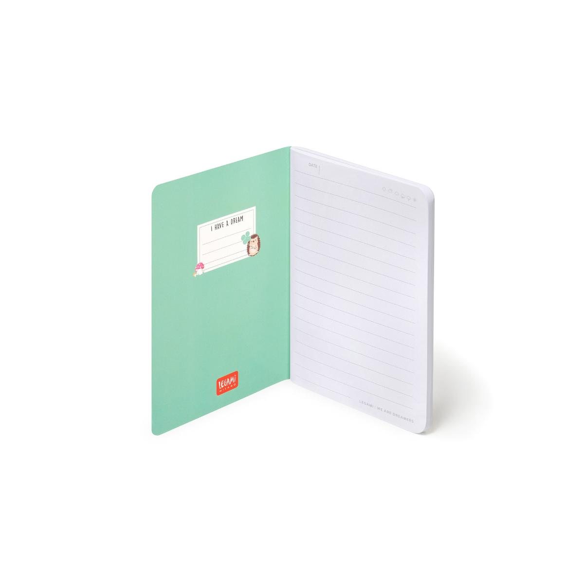 Hedgehog Lined Small Quaderno Notebook | Waterstones