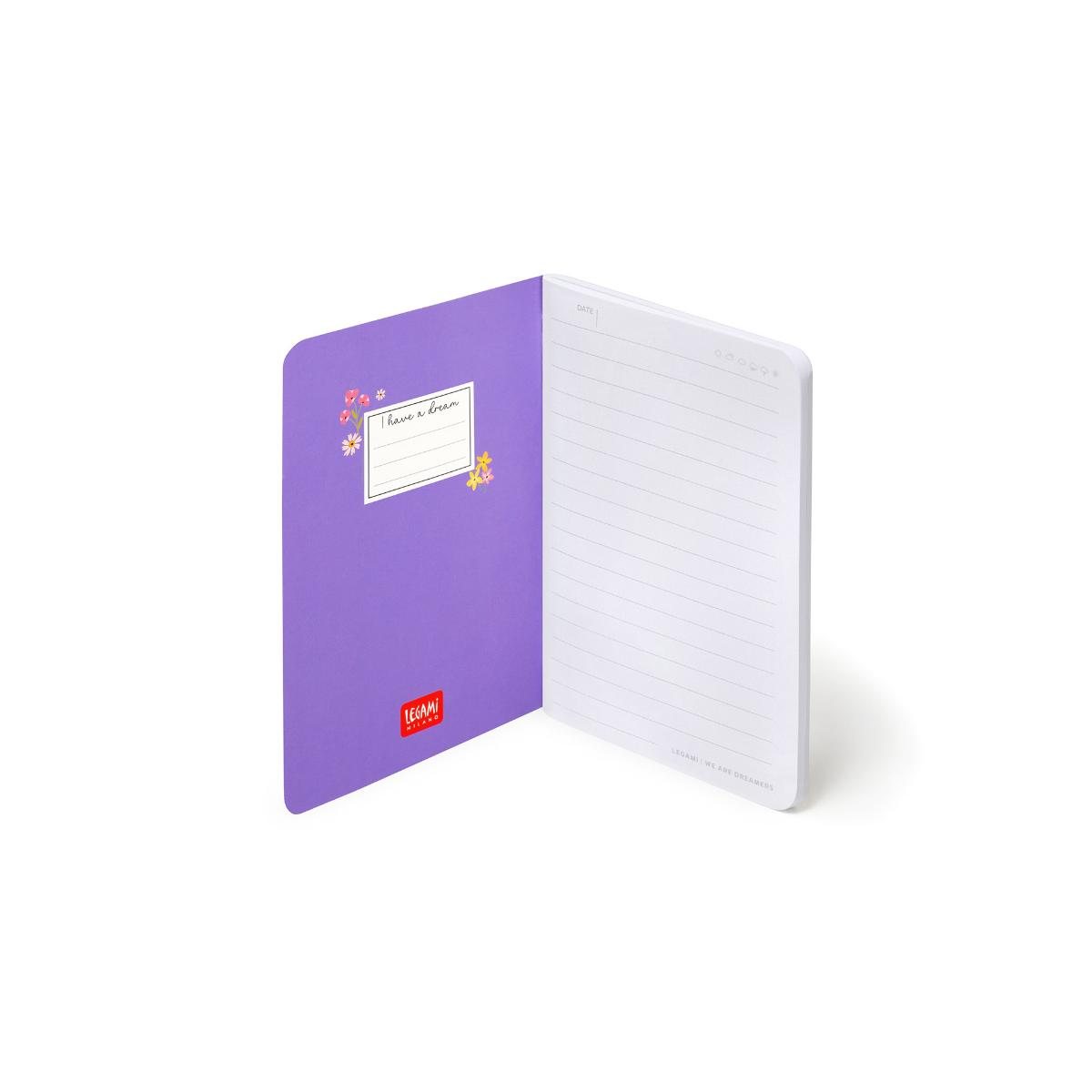 Flowers Lined Small Quaderno Notebook | Waterstones