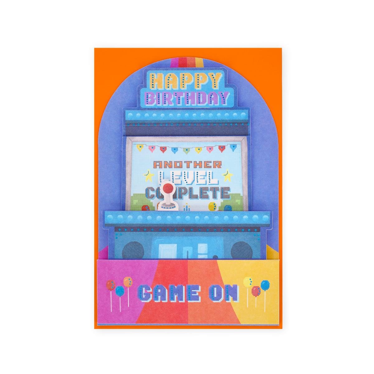 Arcade Game Pop-Up Birthday Greeting Card | Waterstones