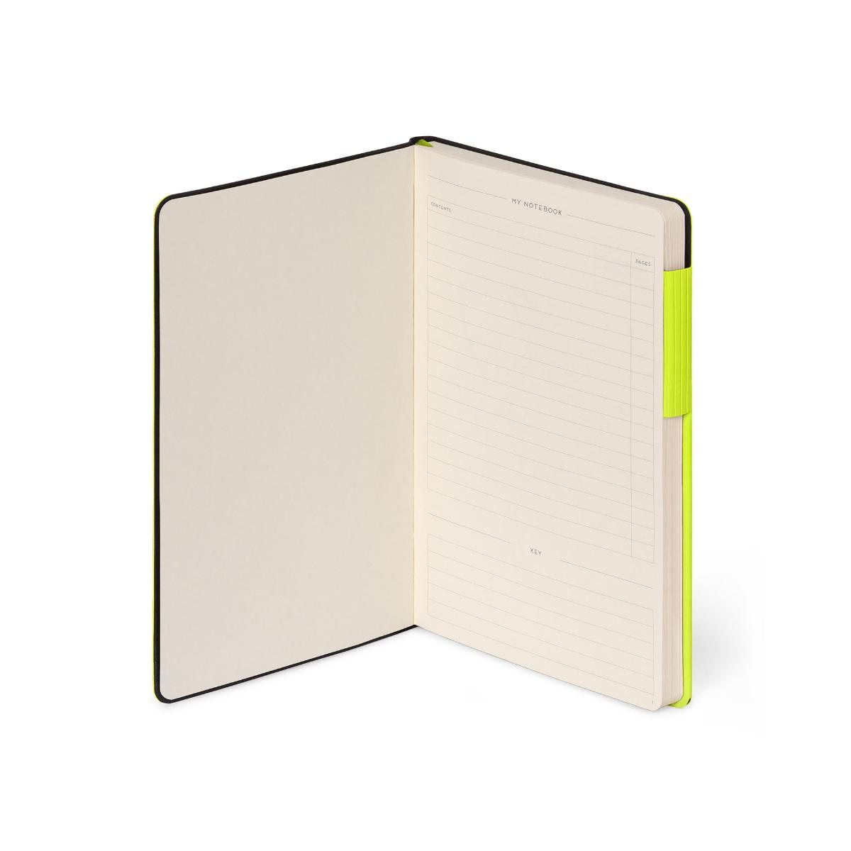 Chartreuse Lined Medium Notebook | Waterstones