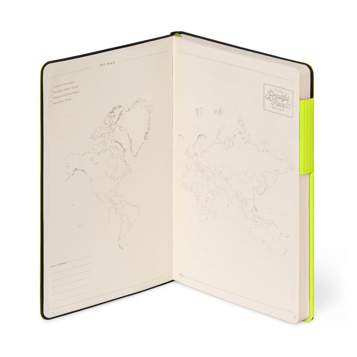 Chartreuse Lined Large Notebook | Waterstones