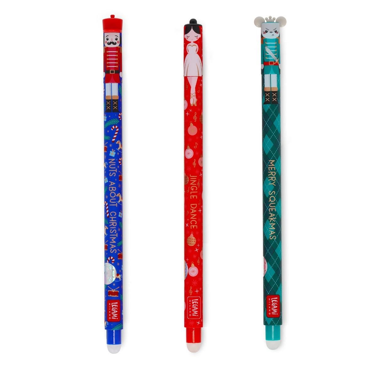 Christmas Erasable Pen Set Of 3 | Waterstones