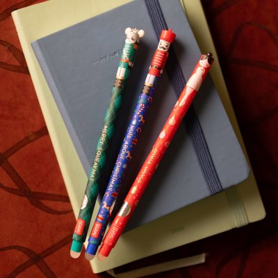Christmas Erasable Pen Set Of 3 | Waterstones