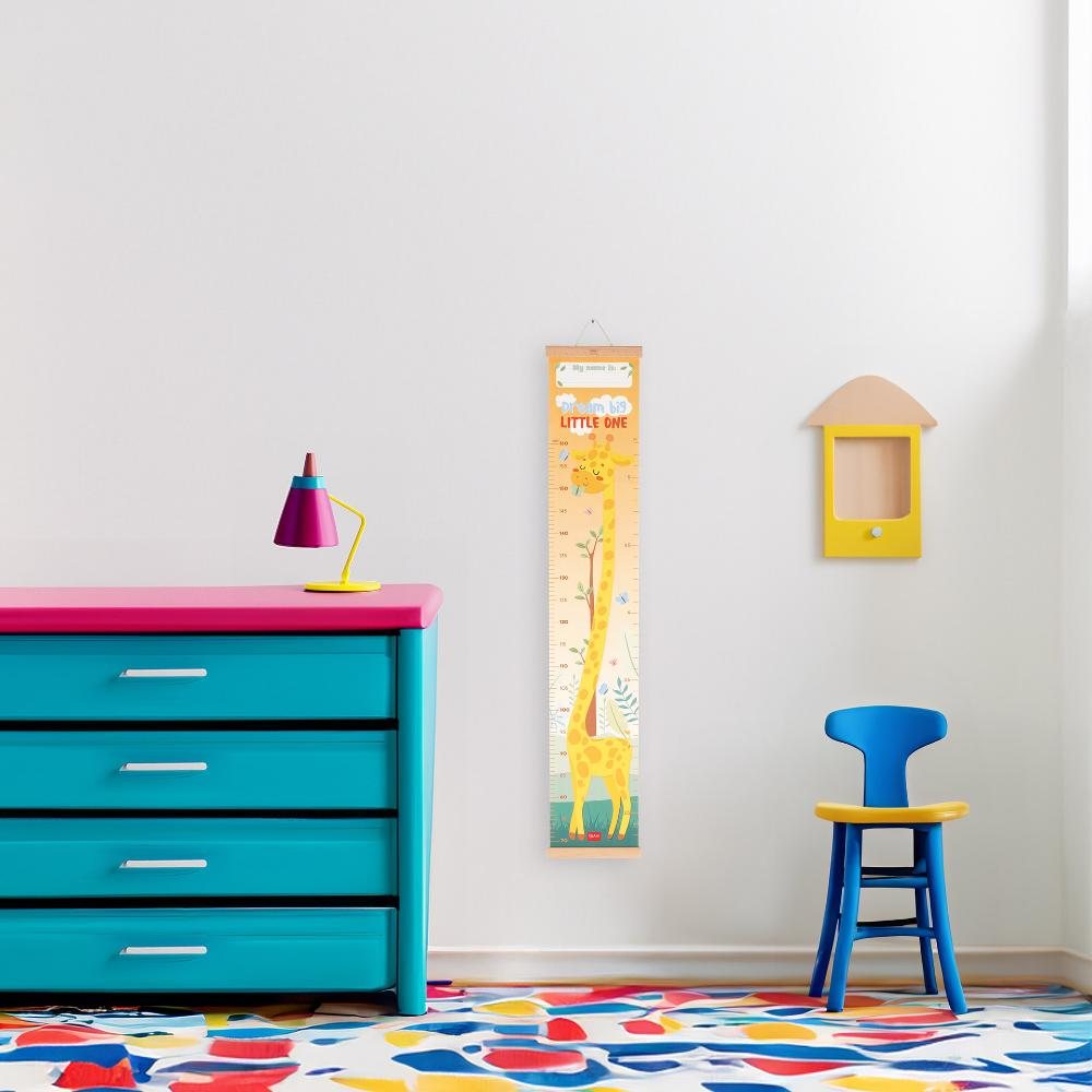 Wall-Hanging Height Chart - Dream Big Little One - Giraffe | Waterstones