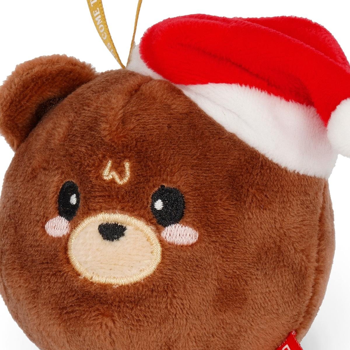 Teddy Plush Christmas Decoration | Waterstones