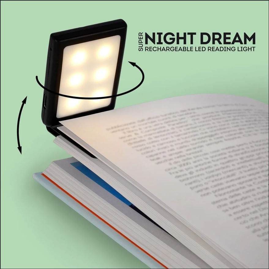 Rechargeable LED Reading Book Light | Waterstones