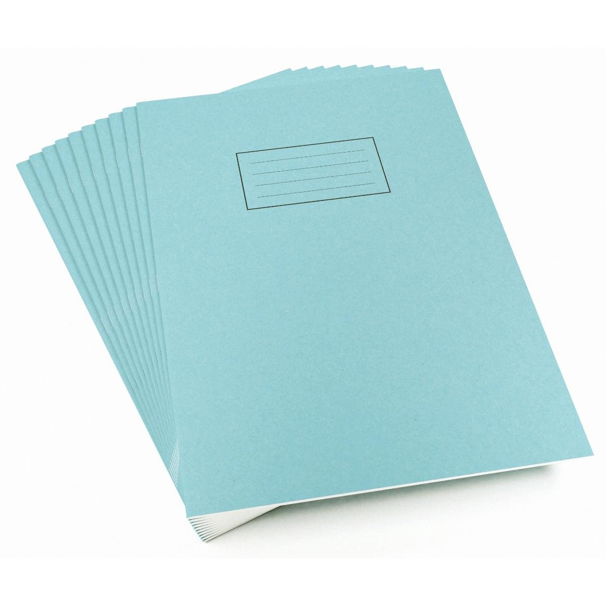 Silvine A4 Exercise Book - Lined With Margin (80 Pages) Blue Cover ...