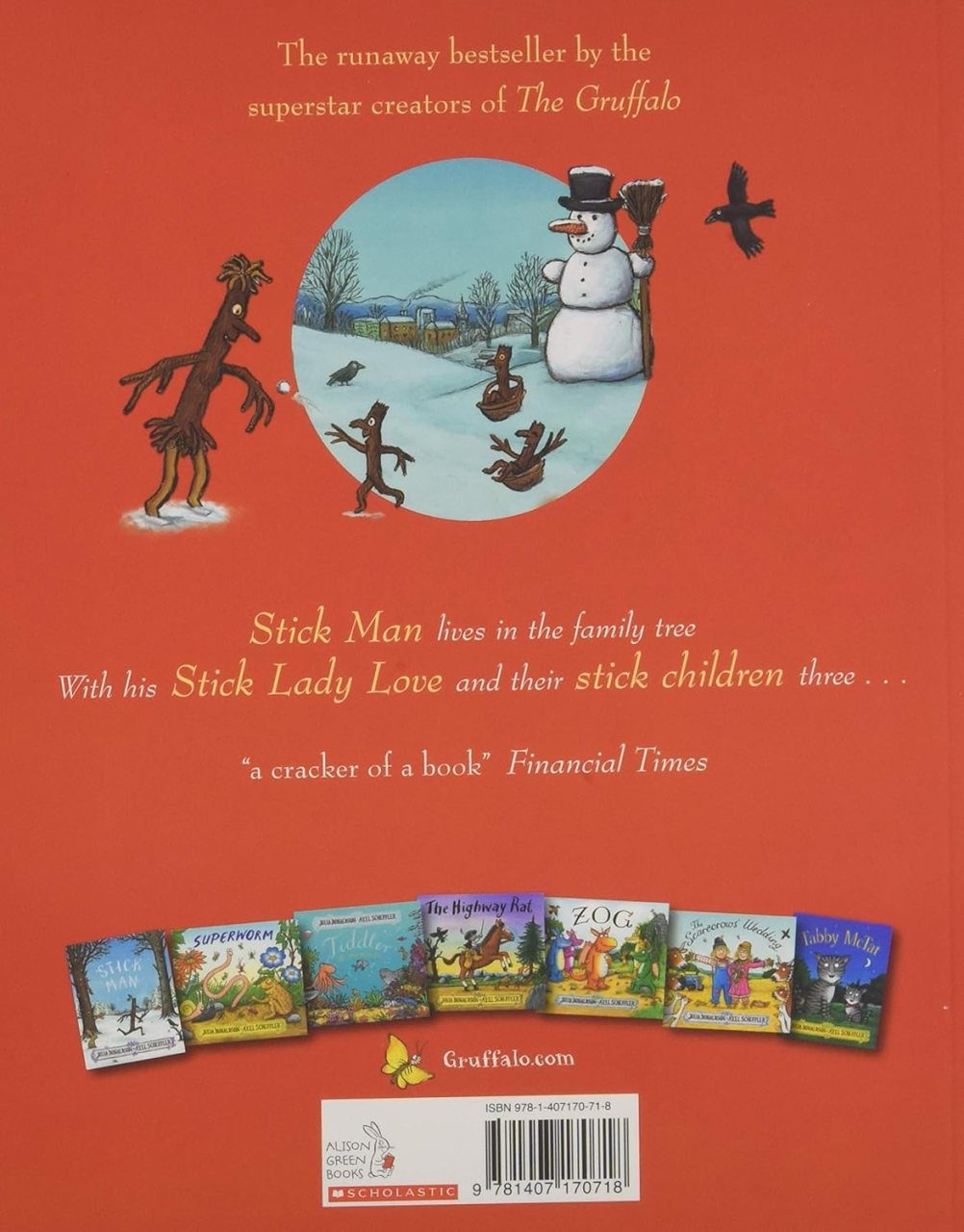 Stick Man by Julia Donaldson, Axel Scheffler | Waterstones