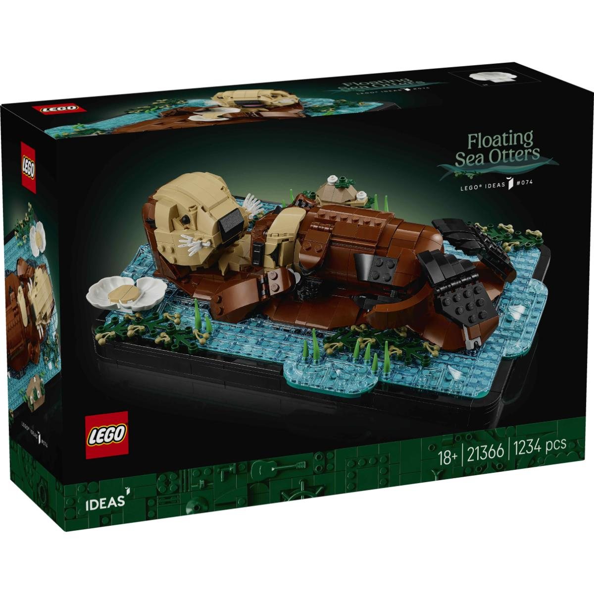 Lego Ideas Floating Sea Otters | Waterstones