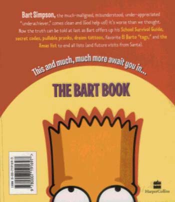 The Bart Book by Matt Groening | Waterstones