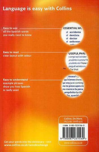 Collins Easy Learning Spanish Words | Waterstones