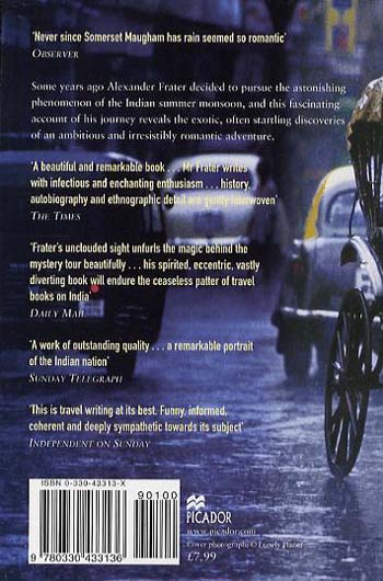 Chasing The Monsoon by Alexander Frater | Waterstones