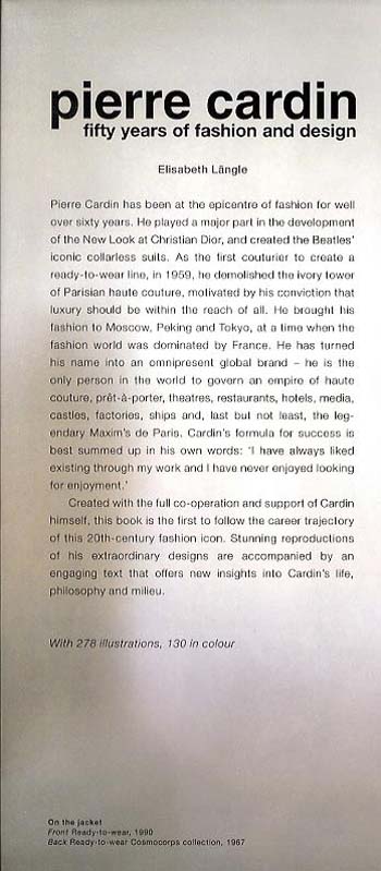 Pierre Cardin by Elisabeth Langle | Waterstones