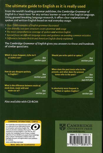 Cambridge Grammar of English by Ronald Carter, Michael J. McCarthy ...