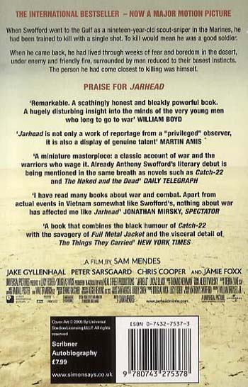 Jarhead by Anthony Swofford | Waterstones